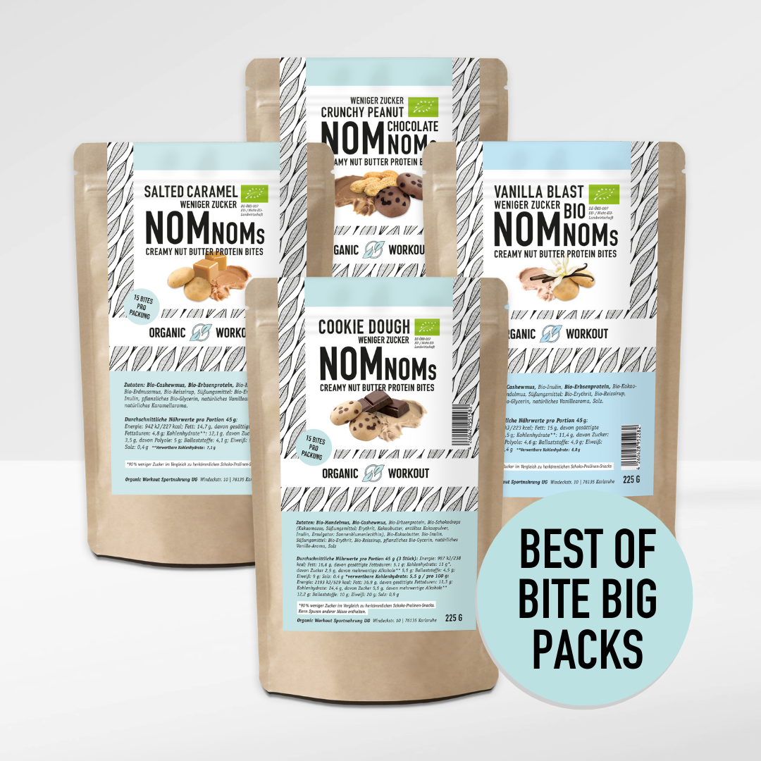 Bestseller Pack – Big Pack NomNoms Protein-Bites-Bundle – Organic ...